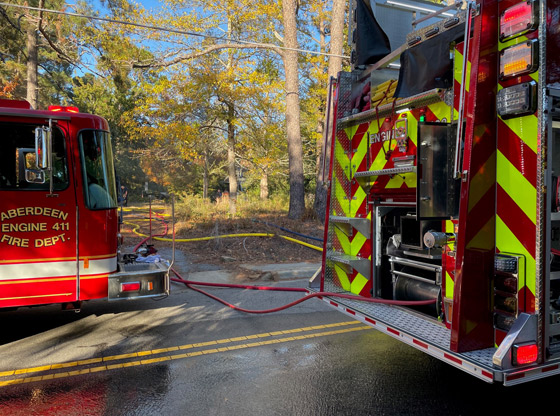 Gas line in Aberdeen yard burst into flames - Sandhills Sentinel