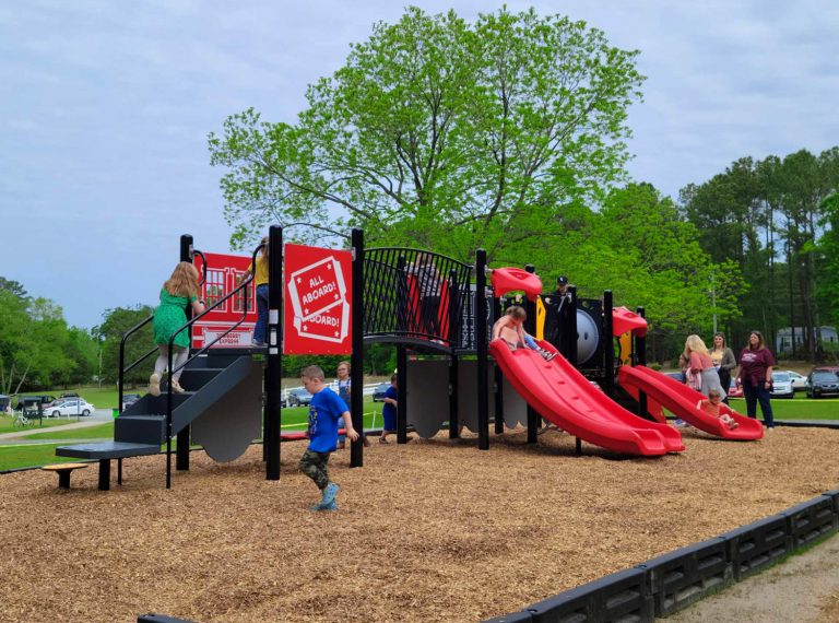 The Dewberry Express playground chugs into Cameron - Sandhills Sentinel