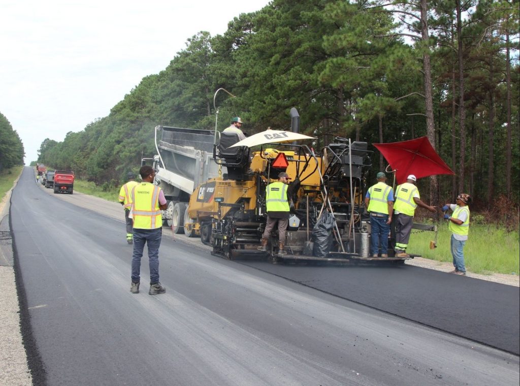 manchester road resurfacing via US Army - Sandhills Sentinel