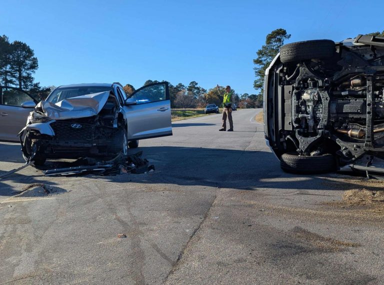 Two transported after vehicles crash, flip at Carthage intersection ...