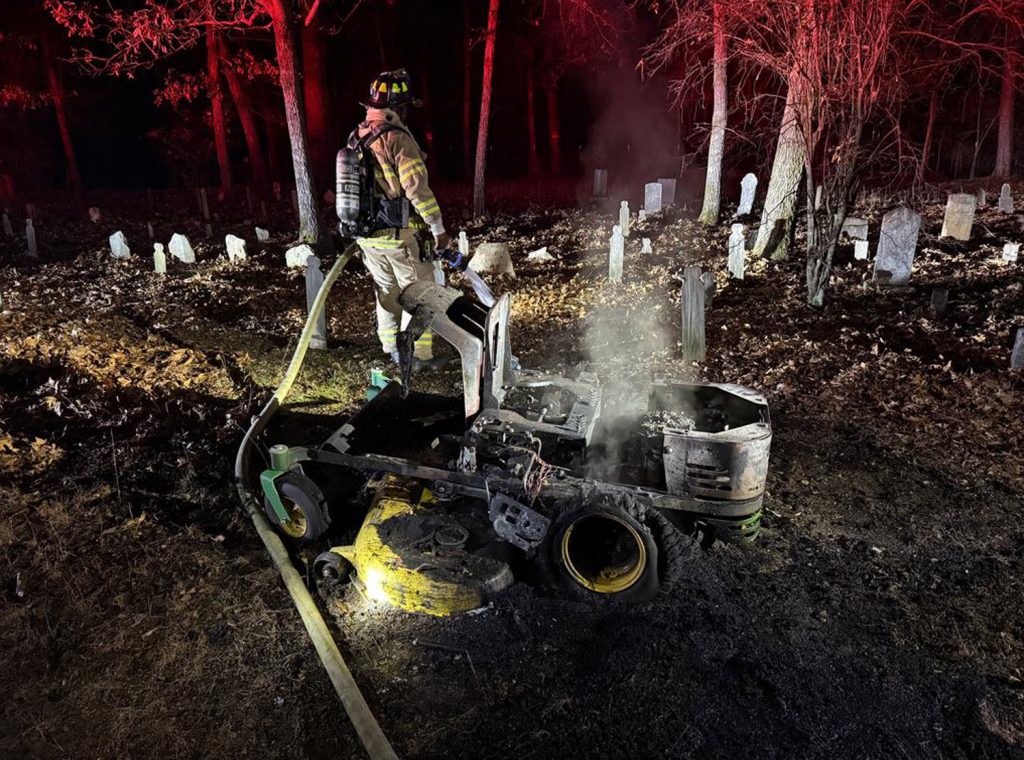 Crews contain fire from spreading in Cameron cemetery - Sandhills Sentinel