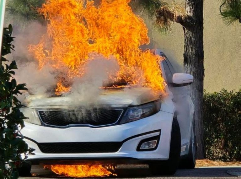 Car catches fire in Cook Out drive-through Christmas Eve - Sandhills ...