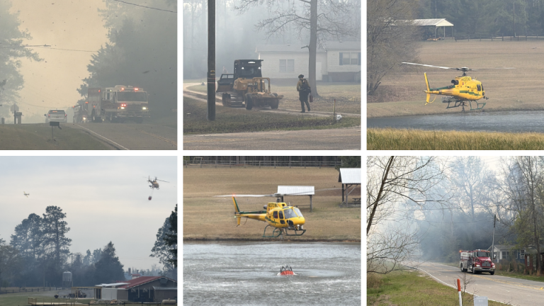 Multiple departments battle intense forest fire in Vass - Sandhills ...